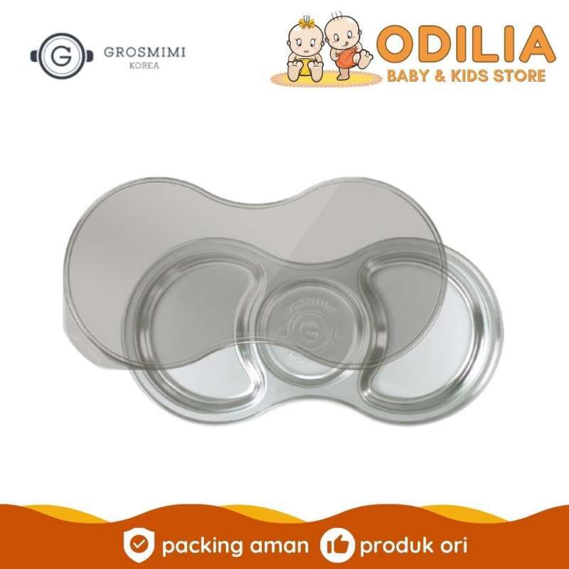 Jual Grosmimi Stainless Baby Food Tray 3C di Seller Odilia Baby Shop ...