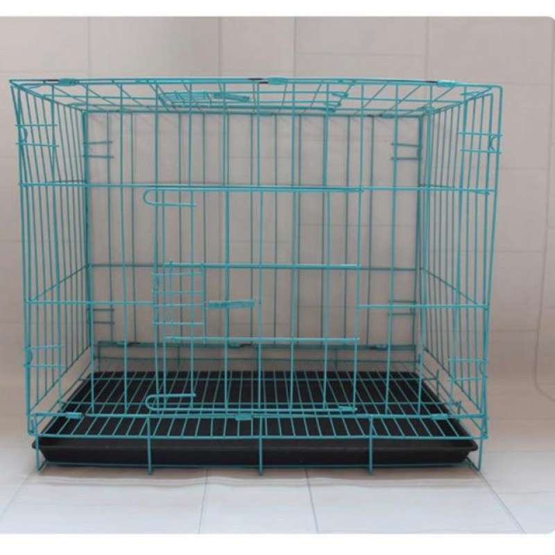 Jual Kandang Besi Lipat Ukuran 70 x 50 x 60 Untuk Anjing dan Kucing ...