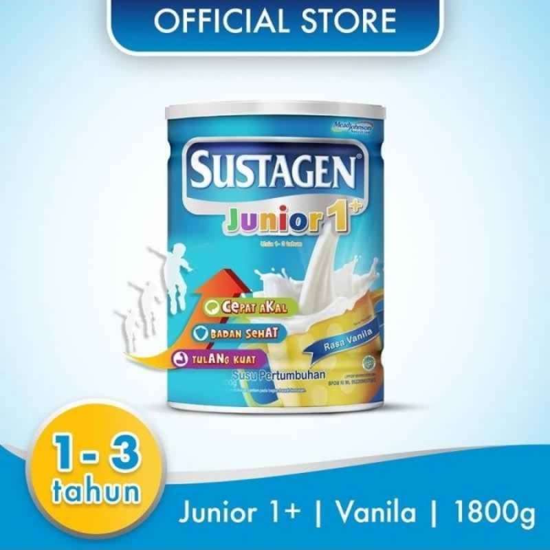 Jual Susu Sustagen junior 1+ 1 Plus Rasa Vanila 1800gr di Seller ...