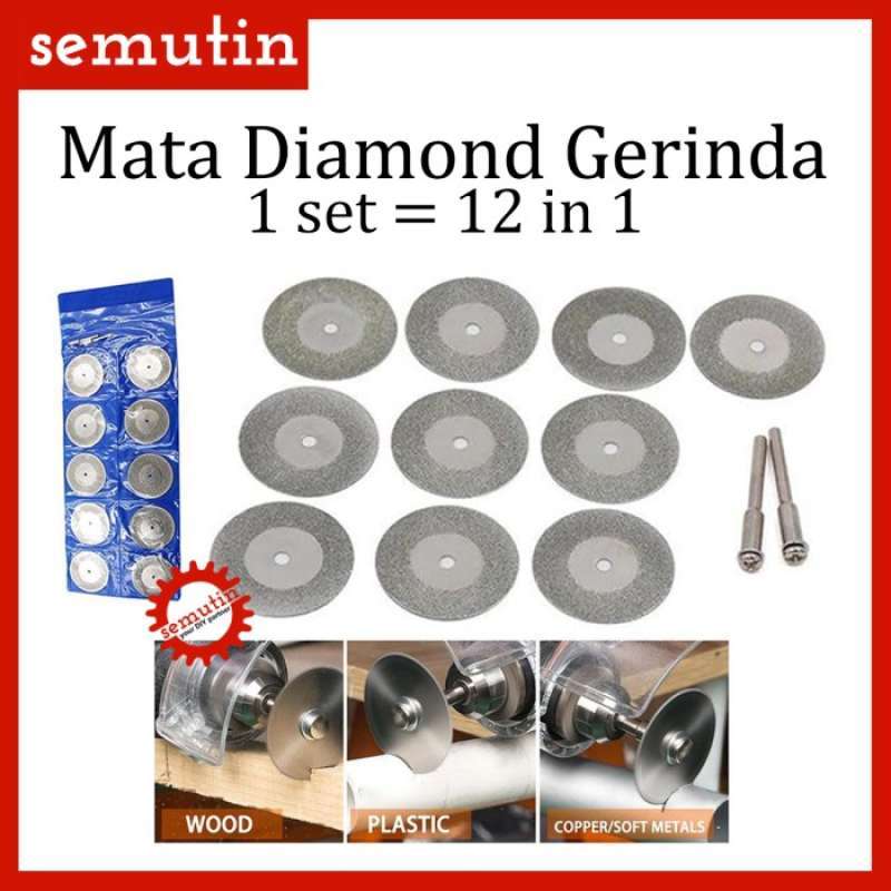 Promo Mata Gerinda Diamond 12 in 1 / Grinder Potong Mini Cutting Disc ...