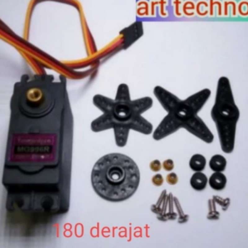 Jual SERVO 180 DERAJAT TOWER PRO MG996 HIGH TORSI MG996R LEVEL ARDUINO ...