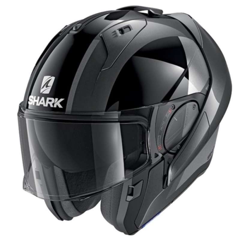 Jual SHARK EVO ES ENDLESS BLACK GREY | HELM MODULAR SHARK | ORIGINAL di ...