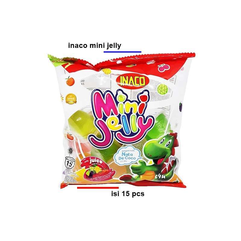 Promo Inaco Mini Jelly with Nata de Coco [Isi 15 cup] Diskon 15% di ...