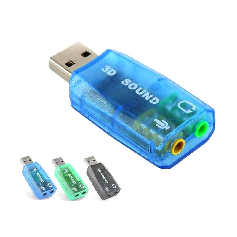 Jual Oem Usb To 3.5mm Jack Audio 3d Adapter Converter Sound Card [5.1 Channel] Di Seller Mc ...