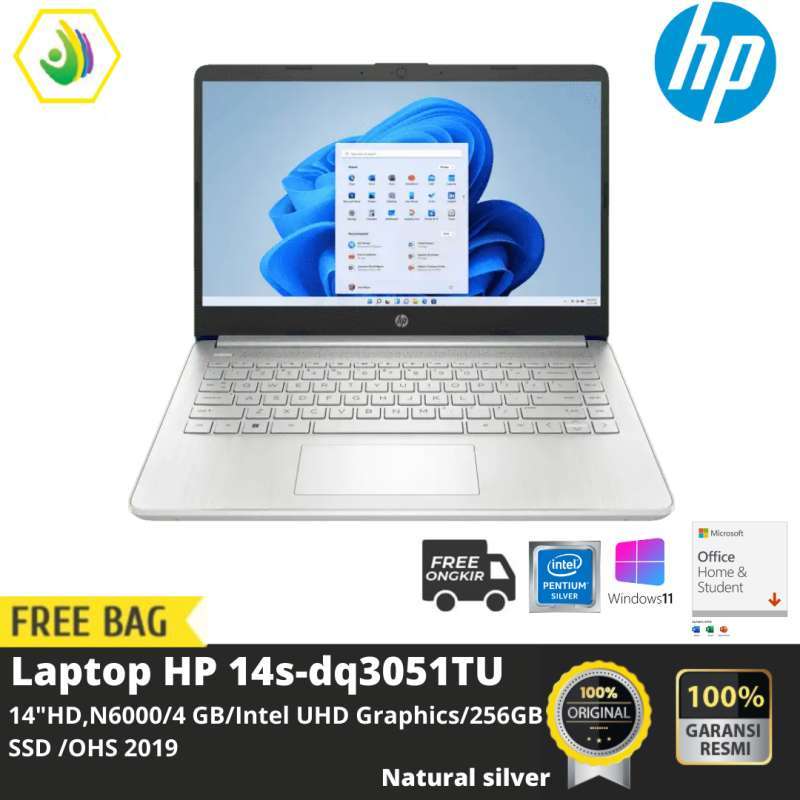 Jual Hp Laptop 14s-dq3051tu (14/pentium Silver N6000/4gb/256gb/win11 ...