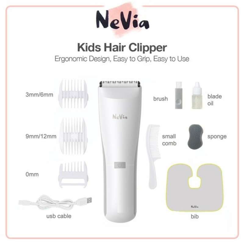 Promo NeVia Kids Hair Clipper Diskon 25% di Seller Kecup.id Store ...