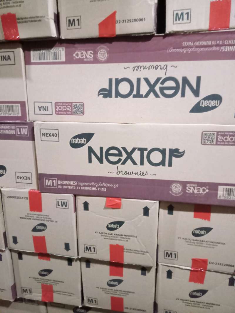Jual Biskuit Nabati Nextar Brownies Chocolate {harga 1 Dus Isi 8 Box ...