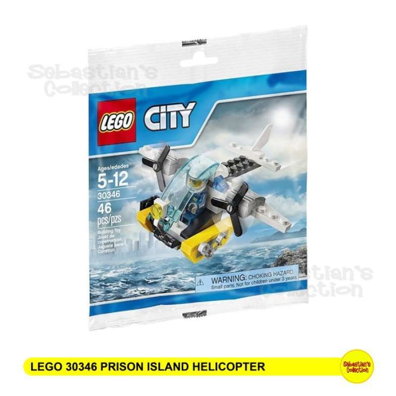 Promo Lego 30346 Prison Island Helicopter - Lego Polybag Diskon 56% Di ...