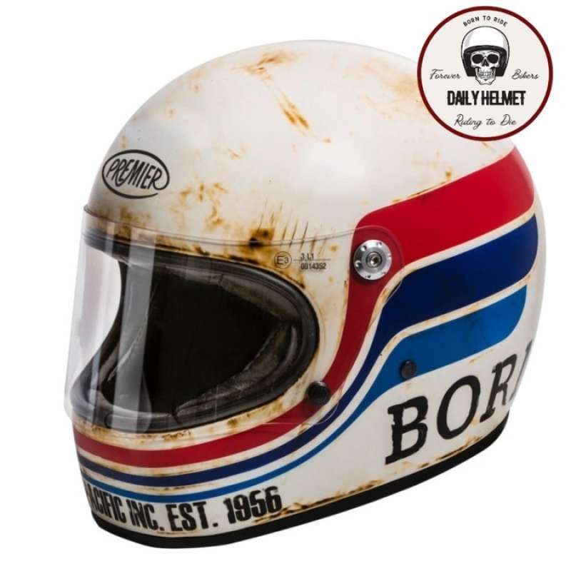 Jual HELM RETRO PREMIER TROPHY BTR 8 BM | HELM FULL FACE RETRO | ORIGINAL di Seller Toryy Shop ...
