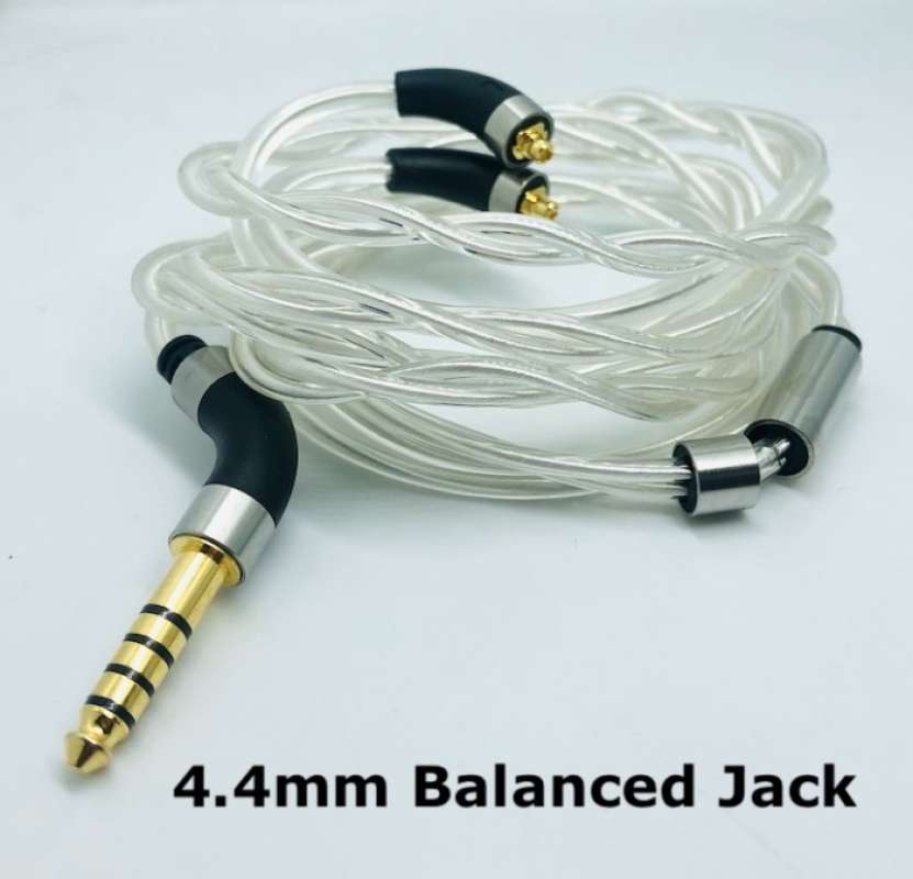 Jual Pure Silver High End Custom 2 Pin Mmcx Cable Replacement Di Seller ...