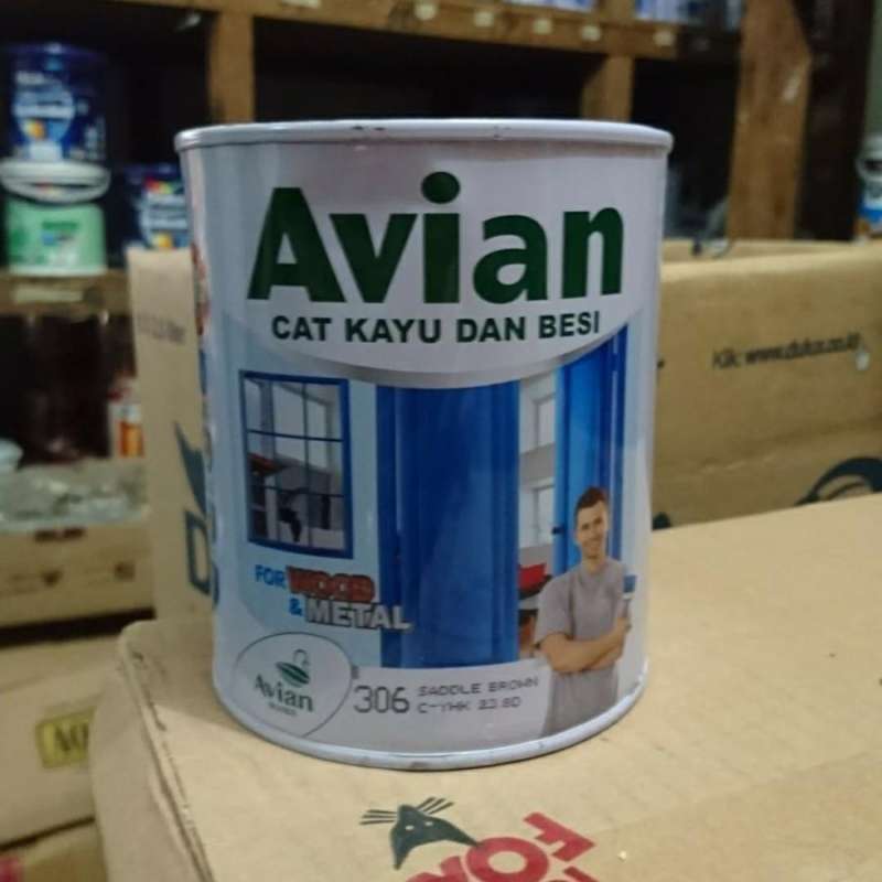 Jual Cat Avian 0.9 Liter Warna 306 Saddle Brown Di Seller Berkat ...