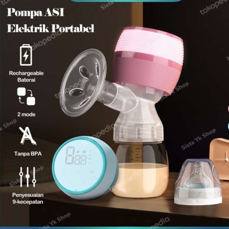 Promo breast pump electric pompa asi portable dengan LED - Multicolor ...