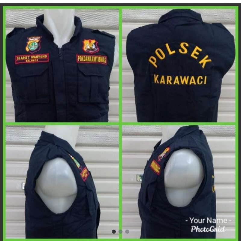 Jual Rompi Pokdar Kamtibmas Full Bordir di Seller Babito - Senen, Kota ...