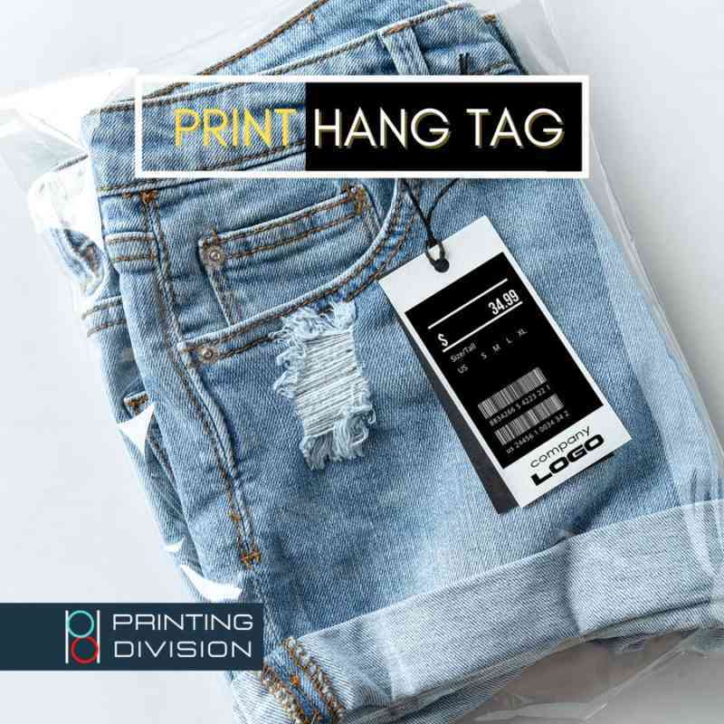 Jual Cetak Hang Tag / Price tag / Label harga - Jasmine 220 - 7cm X 1 ...