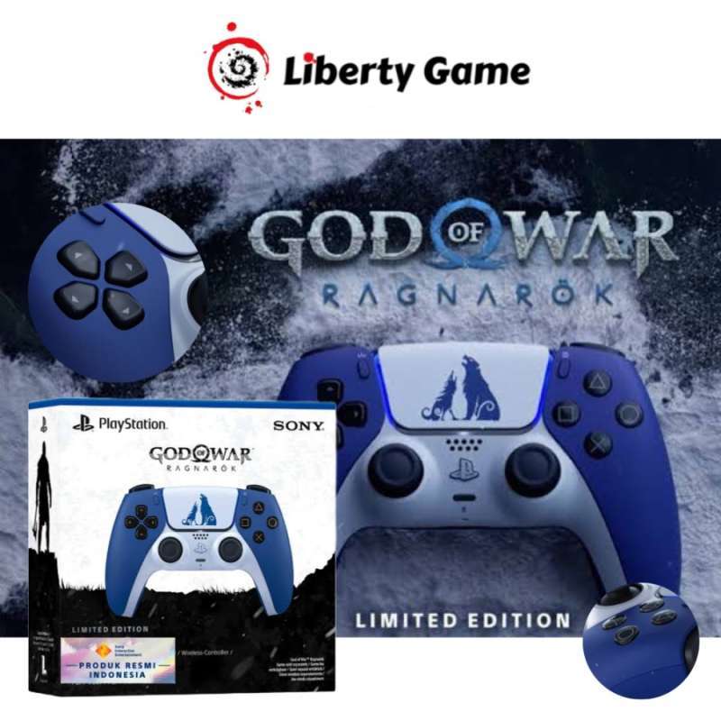 Jual PS5 Dualsense Dual Sense Controller Stick Ragnarok Limited Edition di Seller Liberty Game ...