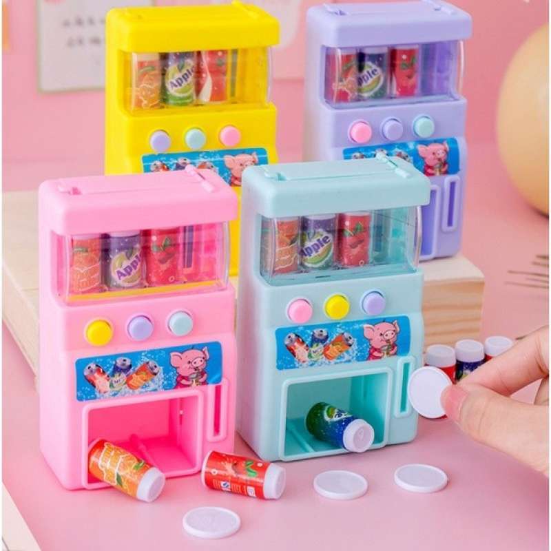 Promo Mainan Edukasi Anak Mesin Minuman Kaleng Mini Diskon 70% Di ...