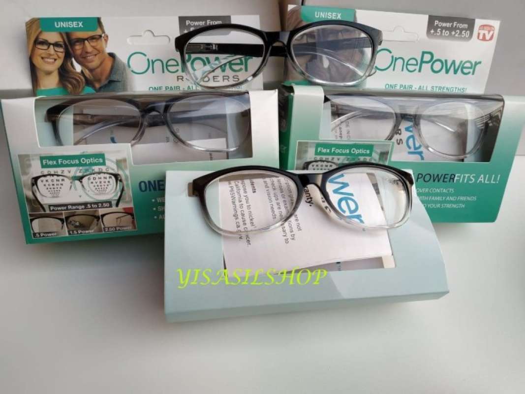 Jual Kacamata Baca Ajaib One Power Readers Frame Gradasi Packing Dos Di ...