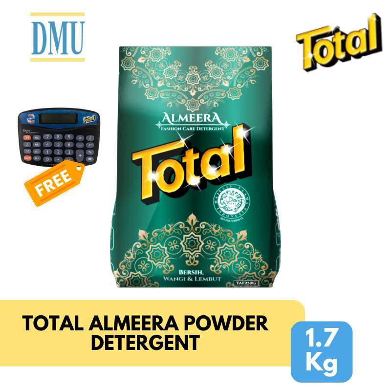 Jual Total Detergent Almeera Powder Detergent [1800 G] Free Kalkulator ...