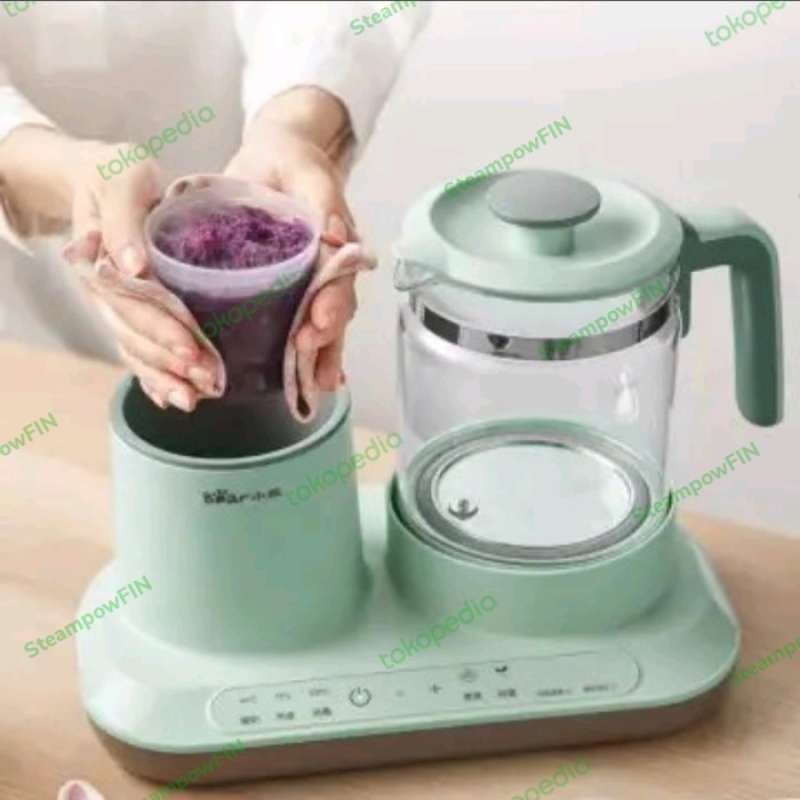 Jual Bear Teko Kaca Listrik 1.5L Borosilicate Glass Tea Maker with ...