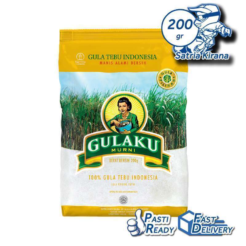 Jual GULAKU Tebu Kemasan Kuning [ 200gr / 60 pcs / 1 karton] di Seller ...