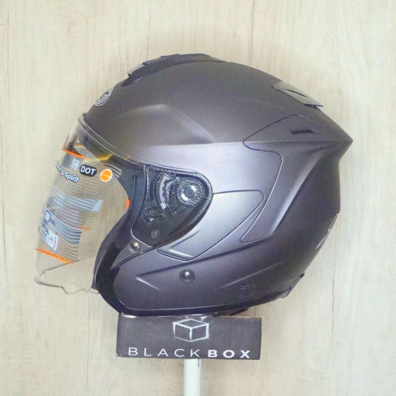 Jual INK Dynamic Solid Helm Half Face - Gunmetal Doff M di Seller ...