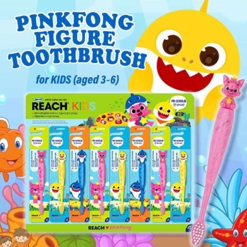 Jual Pinkfong Baby Shark Toothbrush 8ea / Sikat Gigi 8 buah / Tooth ...