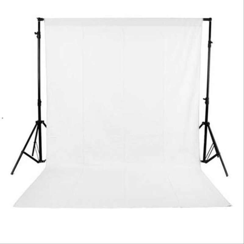 Jual Kain Background Backdrop Foto Studio Putih Polos 3m x 2m di Seller ...