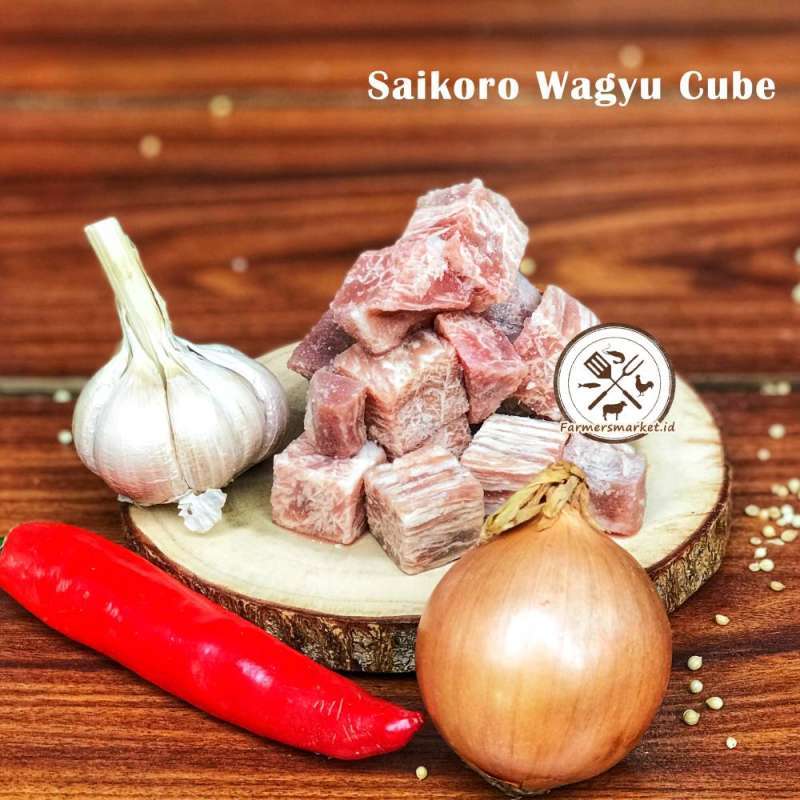 Jual Saikoro Wagyu Cubes Daging Segar [500 g] di Seller Farmersmarket ...