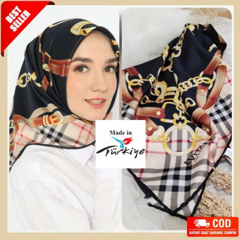 Jual Jilbab Turki 110 Cm Hijab Cantik Mewah Import di Seller Azzana ...