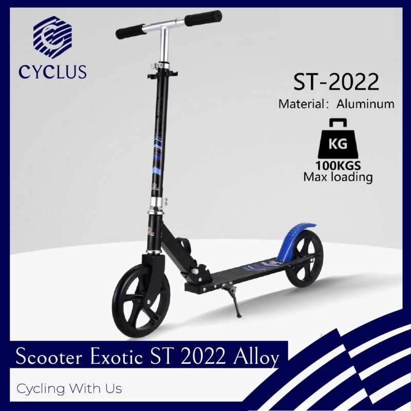 Jual Scooter Skuter Lipat Exotic ST-2022 ST 2022 Aluminium Big Wheel ...