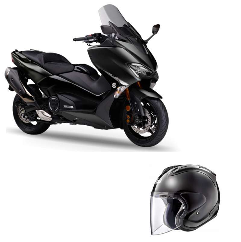 Jual Yamaha TMAX DX [OFF THE ROAD] Bundling Arai Helmet - - SILVER ...