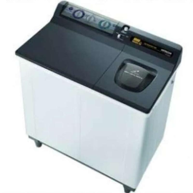 Jual MESIN CUCI 10KG HITACHI PS-1000LSJ TWIN TUB NANO TITANIUM AIR JET ...
