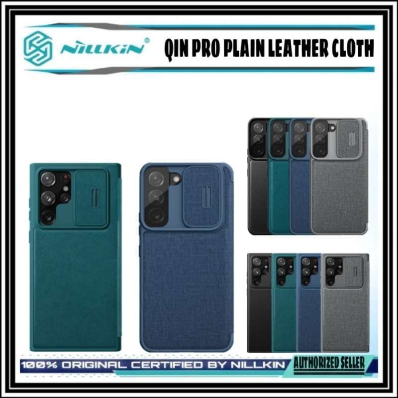 Promo SAMSUNG GALAXY S22 / PLUS ULTRA FLIP CASE NILLKIN QIN PRO PLAIN CLOTH Diskon 22% di Seller ...