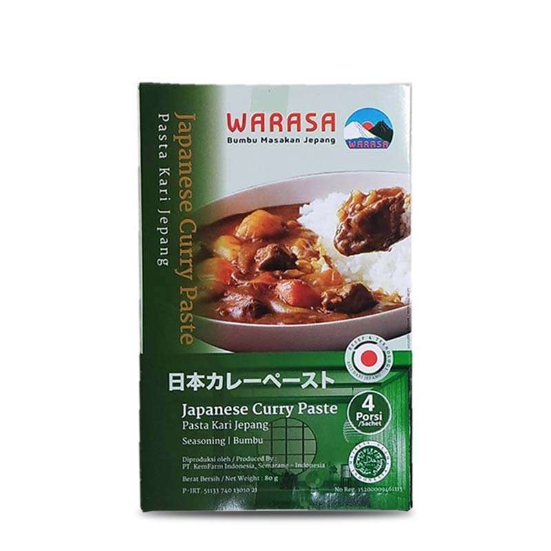 Jual WARASA JAPANESE CURRY PASTE - BUMBU KARI ALA JEPANG SIAP SAJI 80 ...