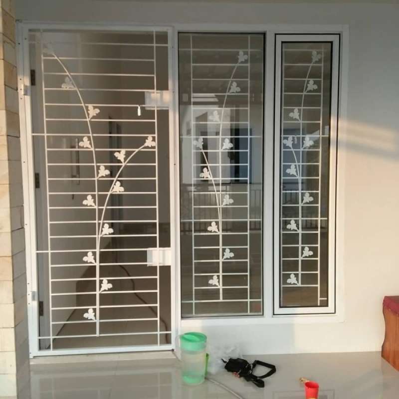 Jual teralis jendela motif Bunga di Seller Bikin Iri Tetangga - | Blibli