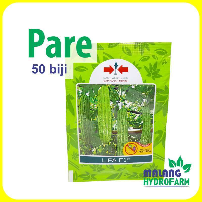 Jual Benih Pare / Paria Lipa F1 50 butir Cap Panah Merah dataran rendah ...