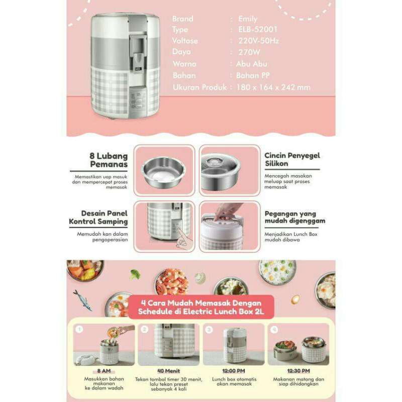 Jual Emily - Electric Lunch Box 2l Di Seller Little Doe Eyes ...