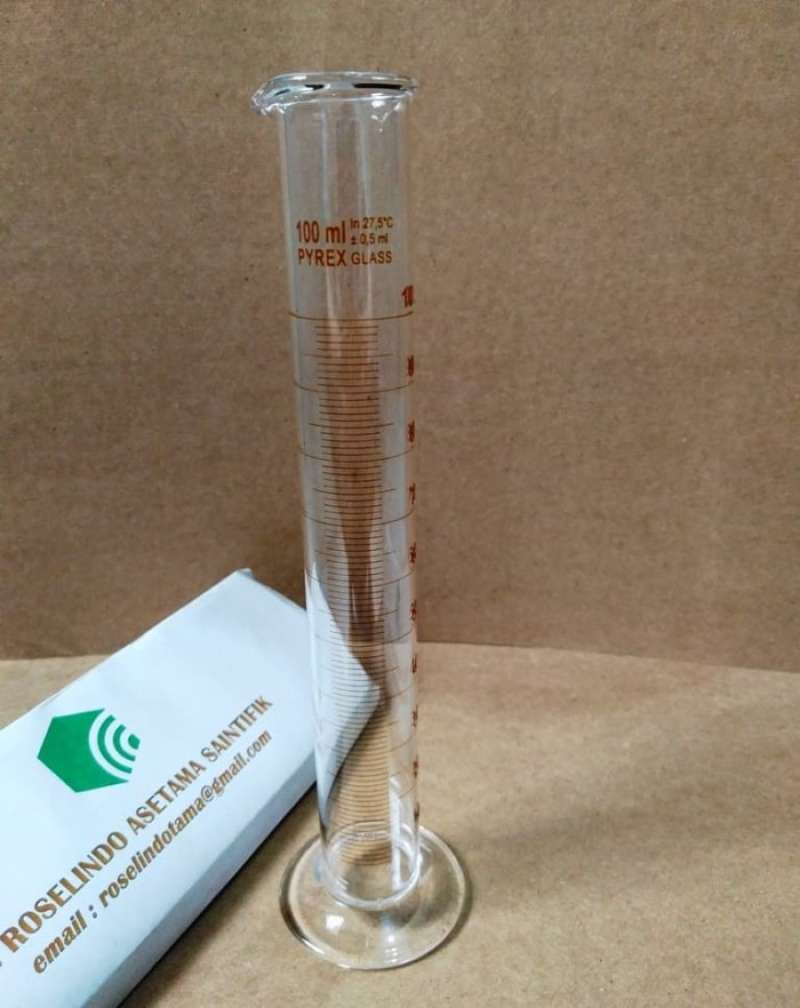 Promo Gelas Ukur 100 Ml Measuring Cylinder Pyrex Skala Coklat Diskon 33 ...