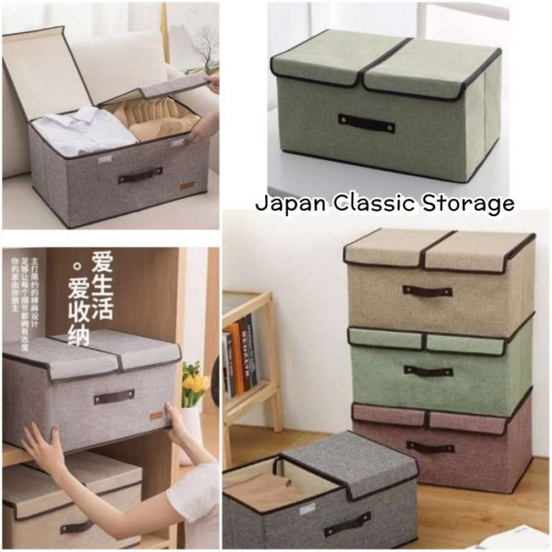 Jual Japan Classic Storage /Box Kotak Tempat Penyimpanan Pakaian ...
