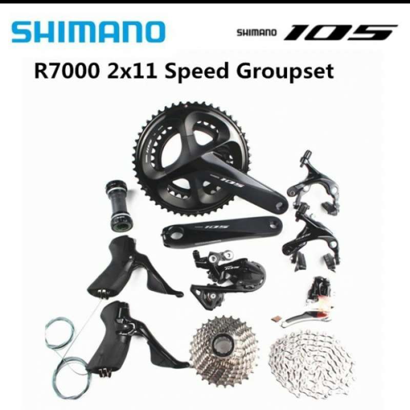 Jual Groupset Shimano 105 R7000 Fullset Roadbike rim brake di Seller ...