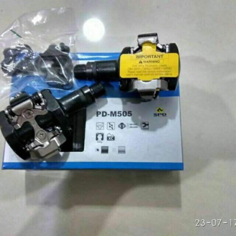 Jual Pedal Sepeda Cleat SHIMANO PD-M505 di Seller Relentless Sports ...