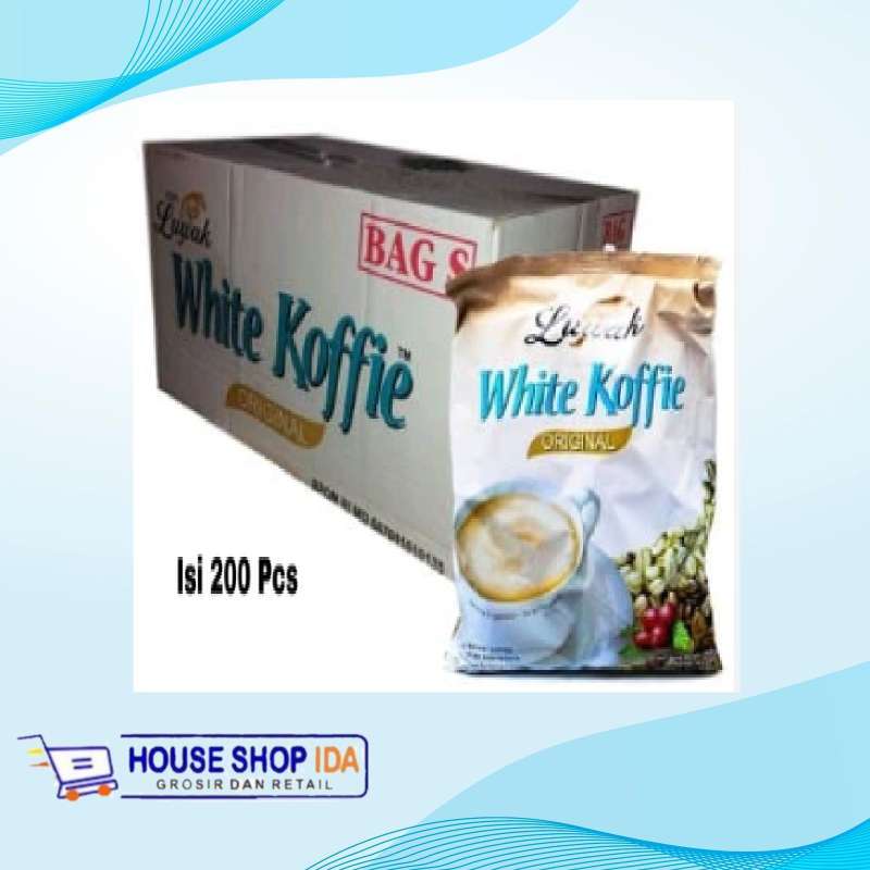 Kopi Luwak White Koffie Premium Less Sugar Instant Coffee In Low Acid ...
