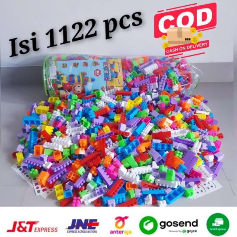 Promo Mainan Lego Block isi 1122 Balok Susun Puzzle Edukatif Diskon 29% ...