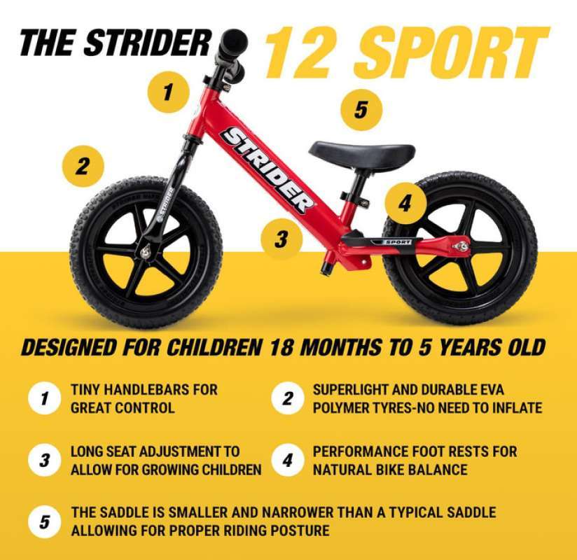 Promo Strider 12 Sport Balance Push Bike Sepeda Anak Diskon 18% di ...