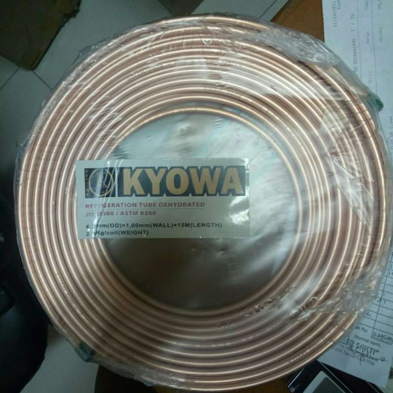 Jual PIPA TEMBAGA ROLL KYOWA 6mm x 1mm x 15mtr di Seller Thunder Store - Duri Kepa, Kota Jakarta ...