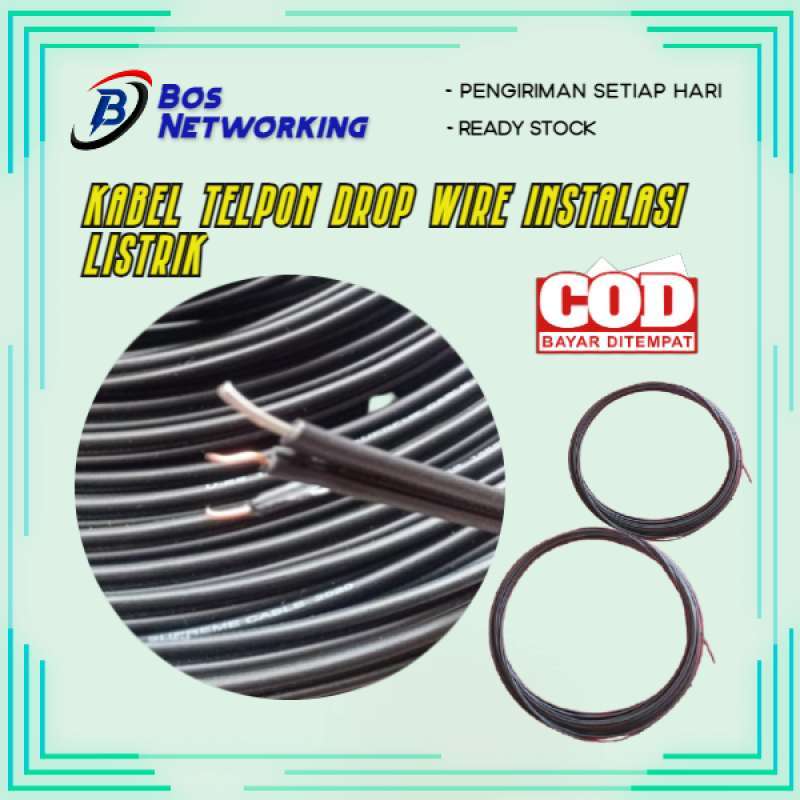 Jual Kabel Telpon Drop Wire Instalasi Listrik di Seller Bos Networking ...