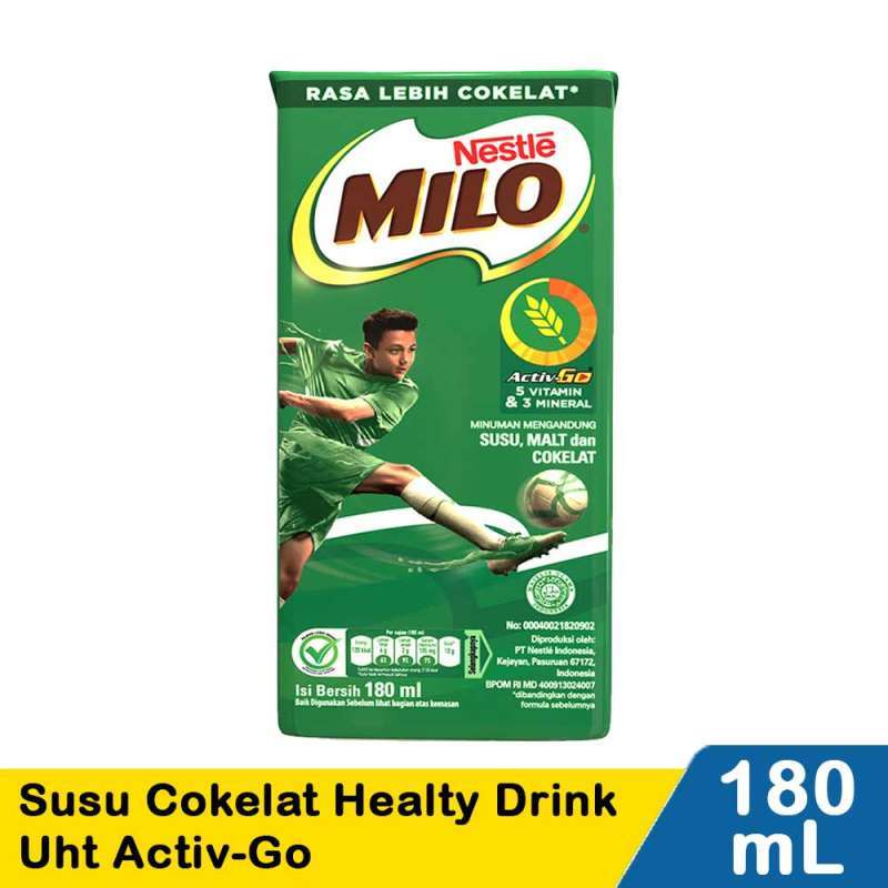 Jual Milo Healthy Drink UHT Activ Go 180 ml di Seller padimasprima ...