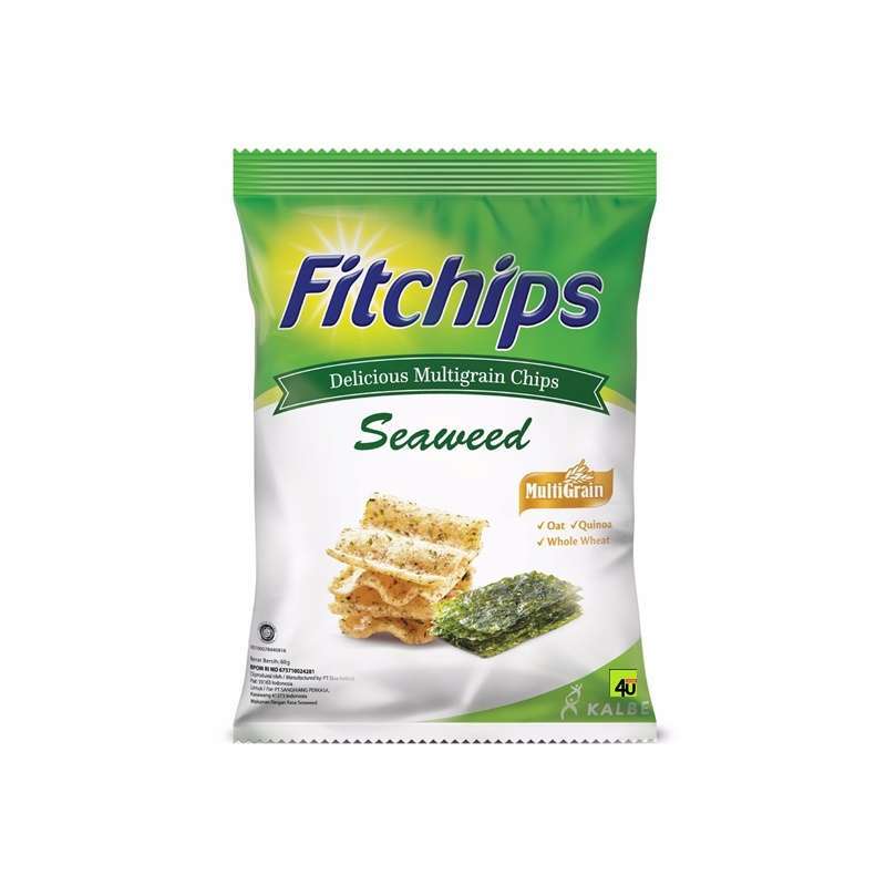 Jual Fitchips Kalbe Seaweed Multigrain Chips [60 g] di Seller cemilan4u ...