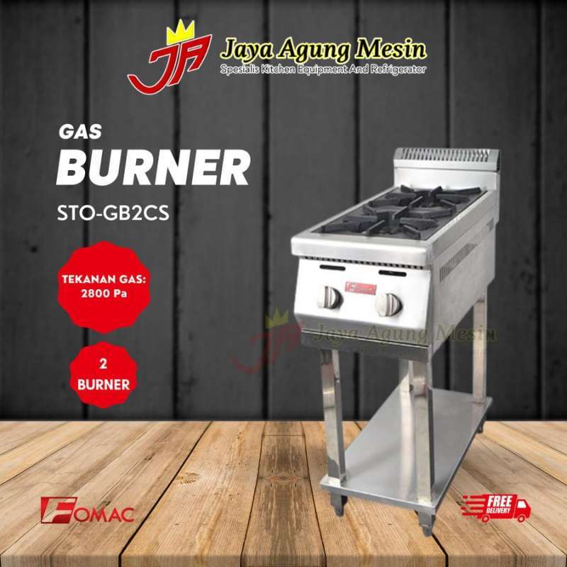 Jual Gas Open Burner Sto-gb2cs Fomac/kompor 2 Tungku Di Seller Jaya ...