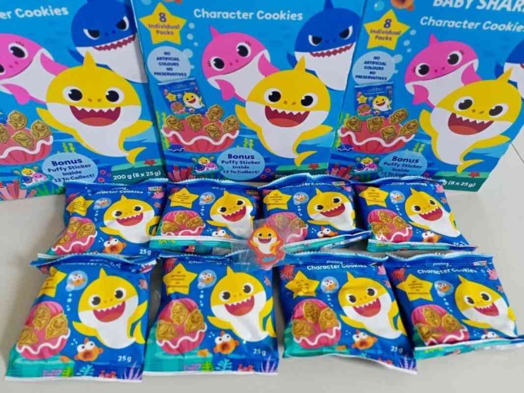 Jual Pinkfong Baby Shark Cookies Character Import Australia / Kids ...